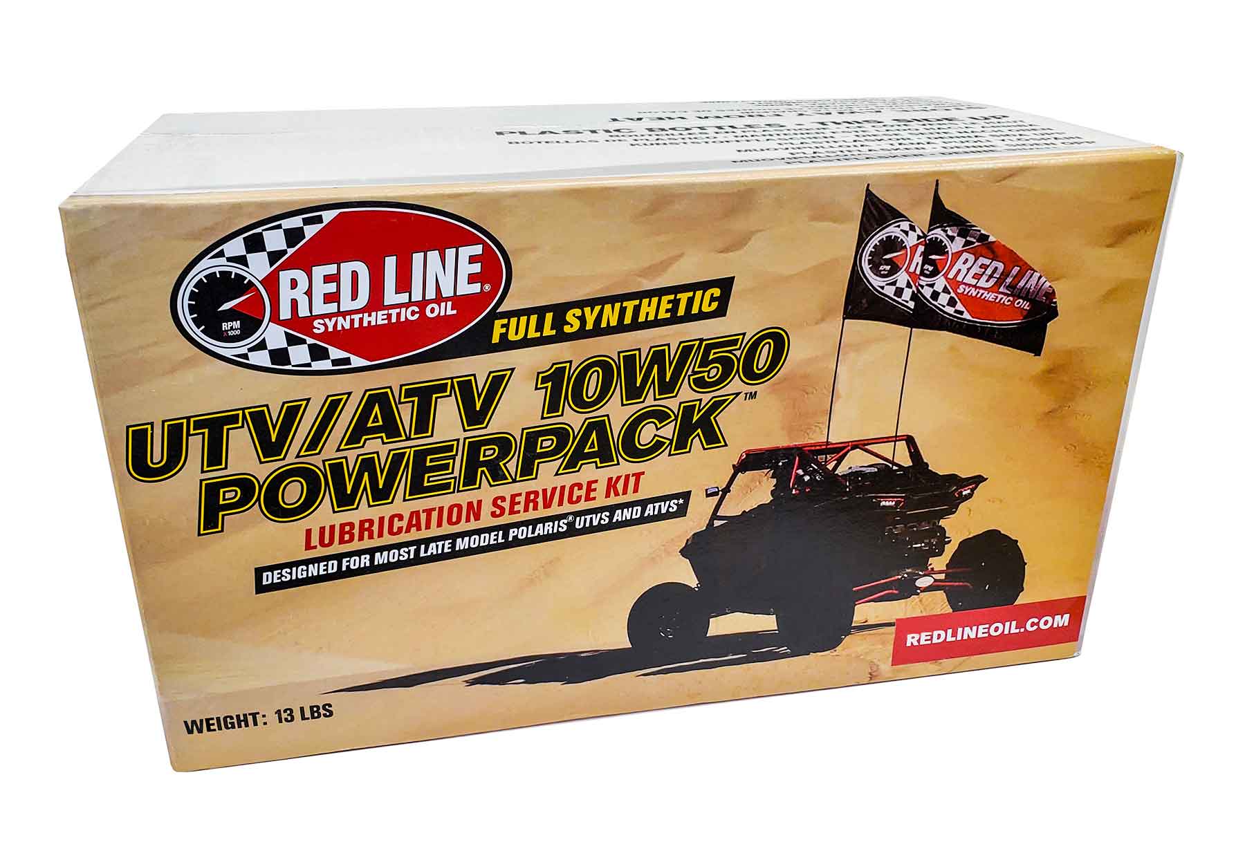 RED LINE Synthetic Oil UTV/ATV 10W50 POWERPACK Lubrication Service Kit ...