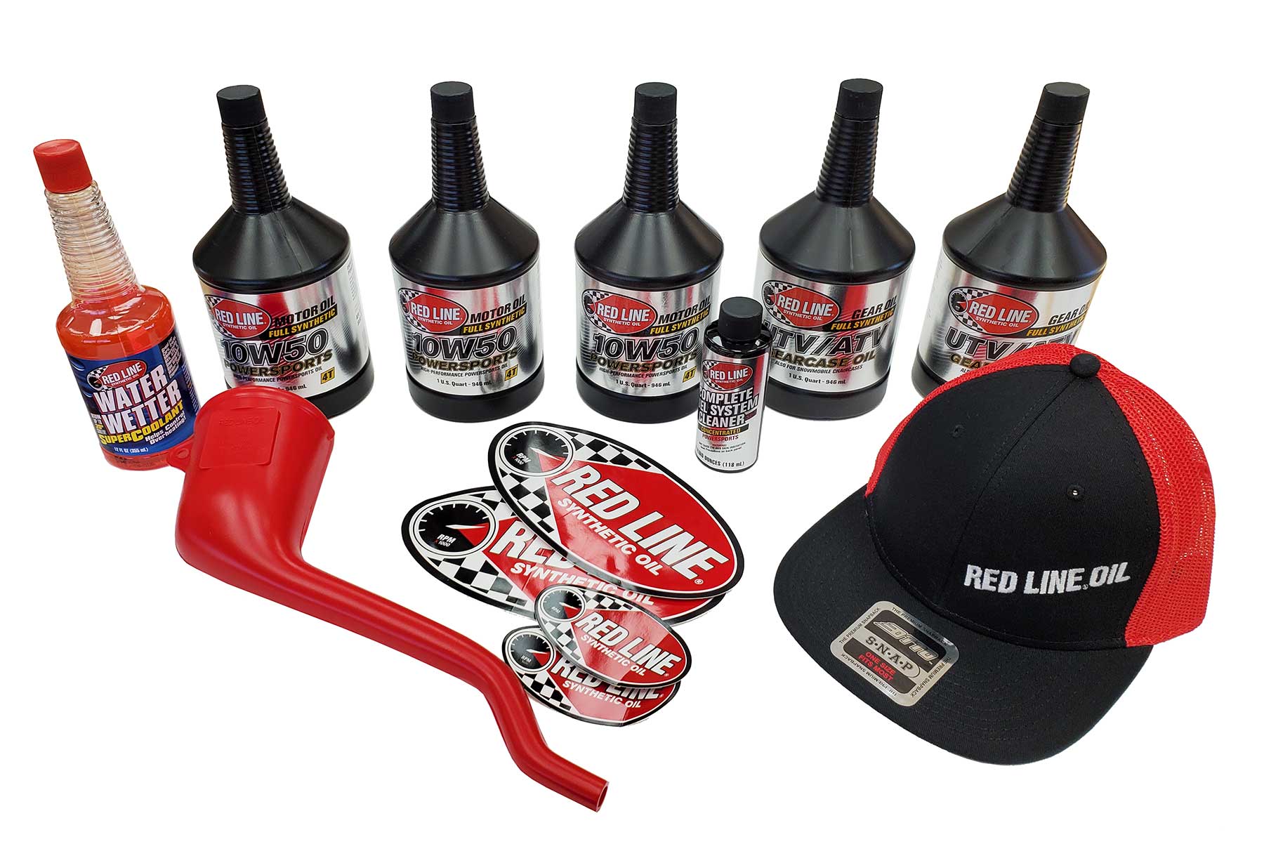 RED LINE Synthetic Oil UTV/ATV 10W50 POWERPACK Lubrication Service Kit ...